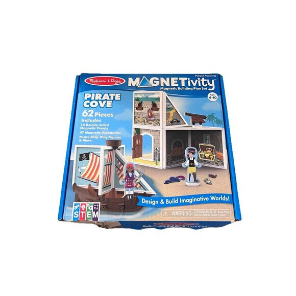 Melissa & Doug | Toys | Melissa Doug Magnetivity Pirate Cove Set Stem ...